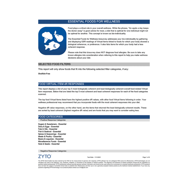 ZYTO Balance: Intuitive Wellness Scanning Software