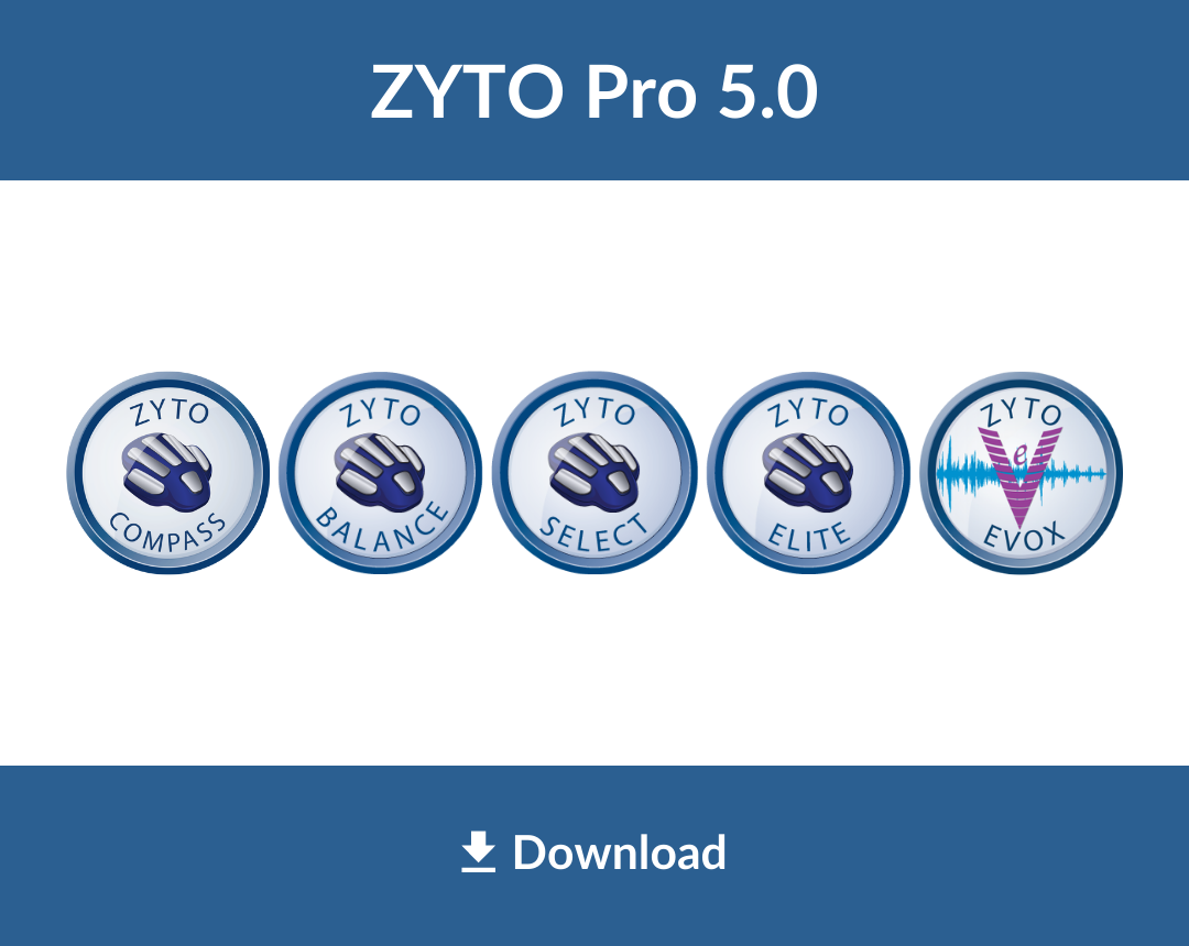 Software Support – ZYTO